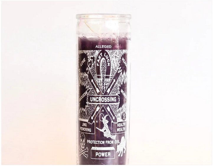 MEXICAN PRAYER RITUAL CANDLE Uncrossing VIRGIN MARY GUADALUPE VOTIVE ...