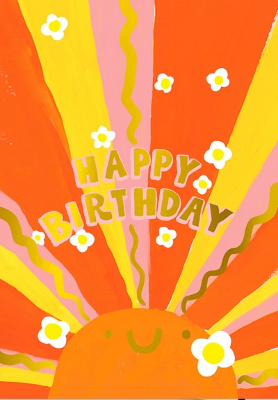 GREETING CARDS Happy Birthday Sunrise BIRTHDAY CARDS ELEANOR BOWMER ...